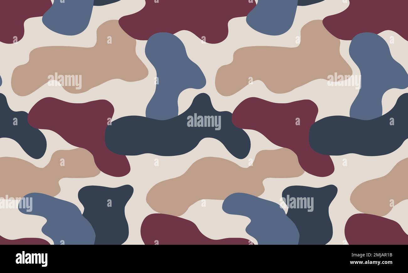 Texture military camouflage repeats seamless Vector Pattern For fabric ...
