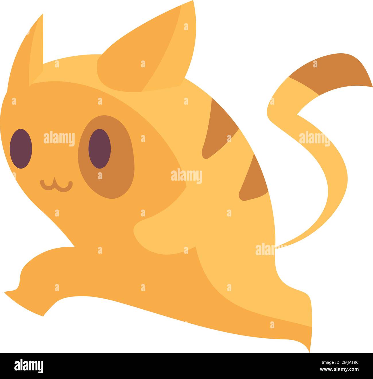 Cartoon game monster. Cute japanese electric mouse Stock Vector Image ...