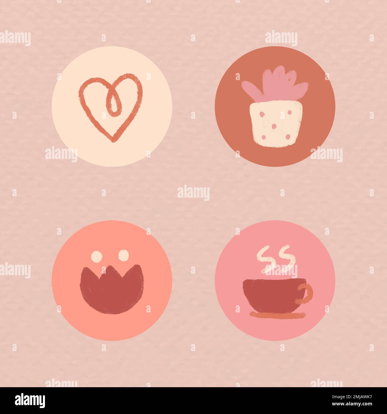 Instagram story highlights icons set vector Stock Vector Image & Art ...