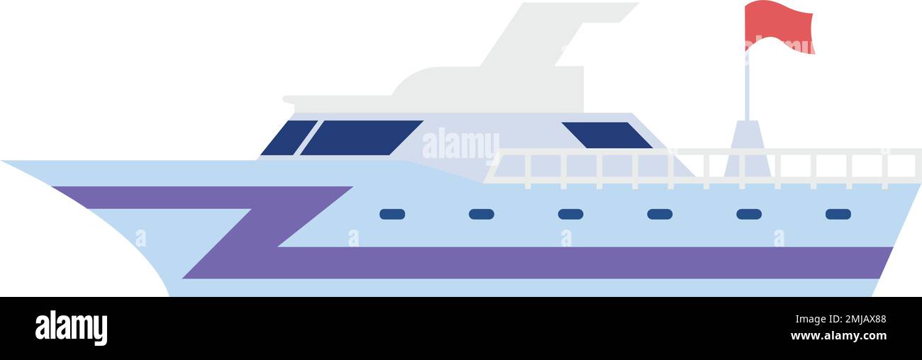 Modern yacht color icon. Fast speed ship Stock Vector Image & Art - Alamy