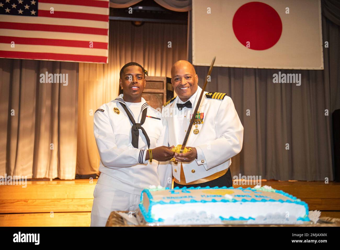 Capt. David Adams, Commander, Fleet Activities Sasebo, and Master-at ...