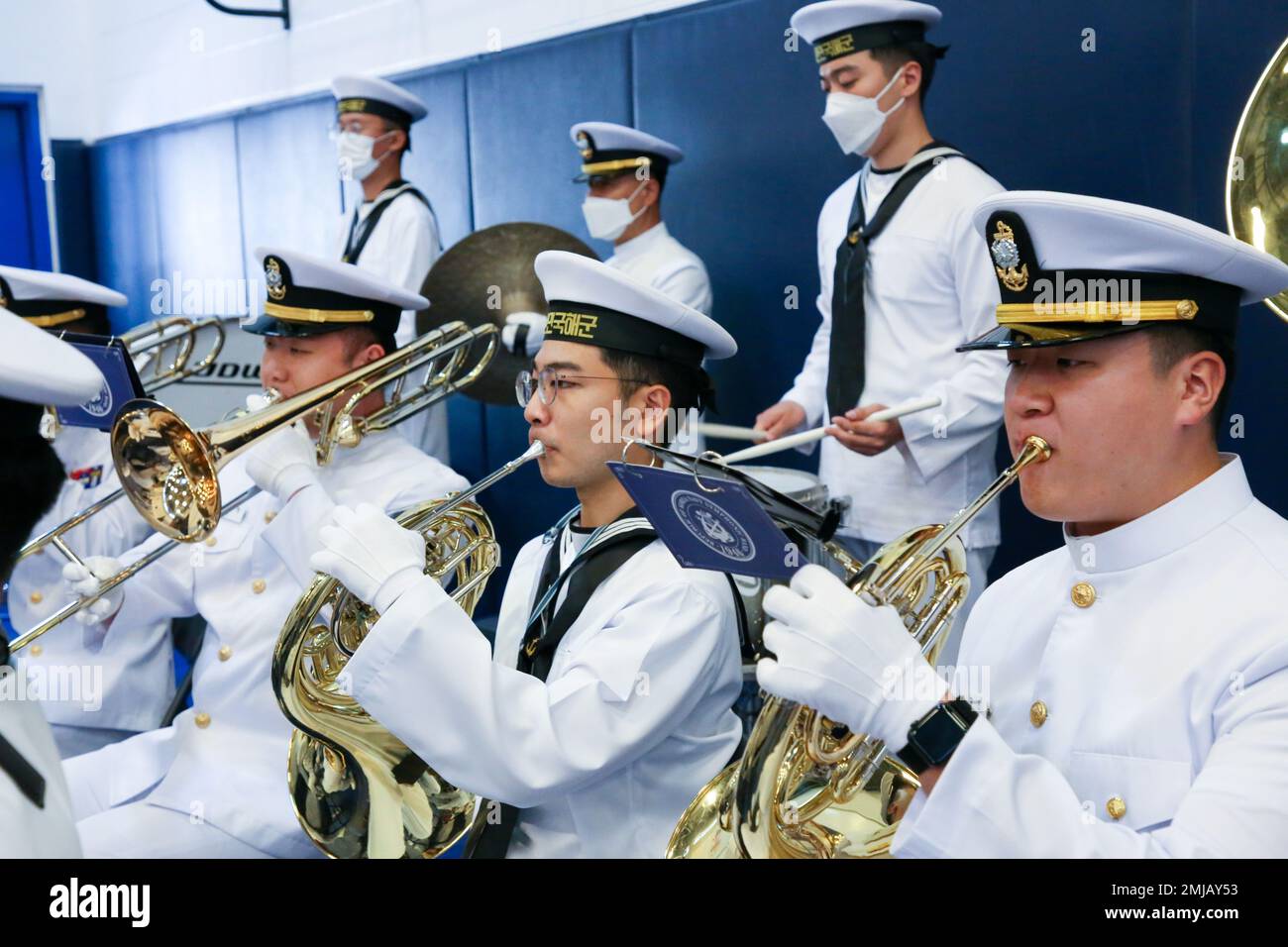 JINHAE, Republic of Korea - Members of the Republic of Korea Jinhae ...