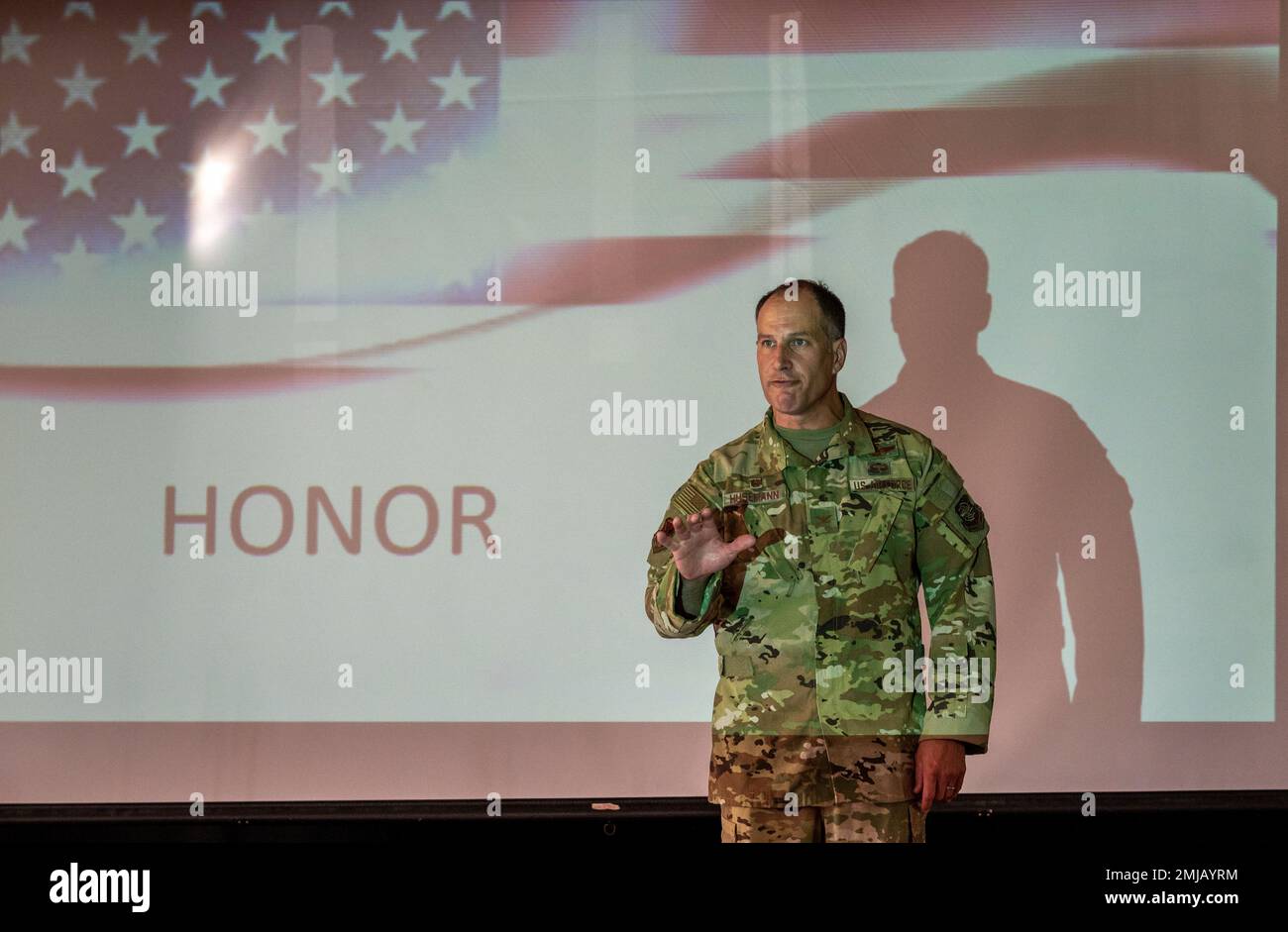 Col. Matt Husemann, 436th Airlift Wing commander, defines honor during ...