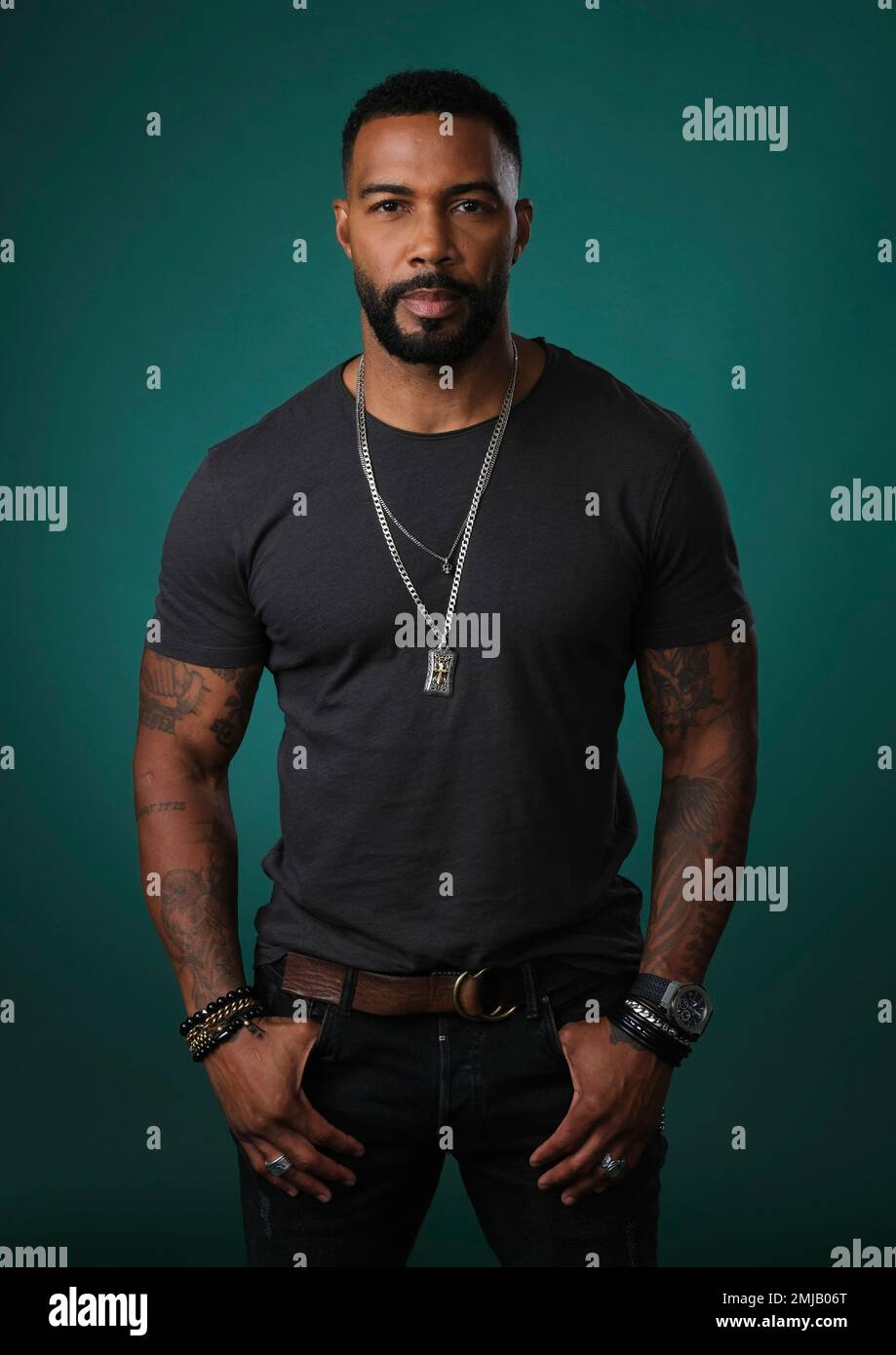 Omari Hardwick, a cast member in the Starz series "Power," poses for a ...