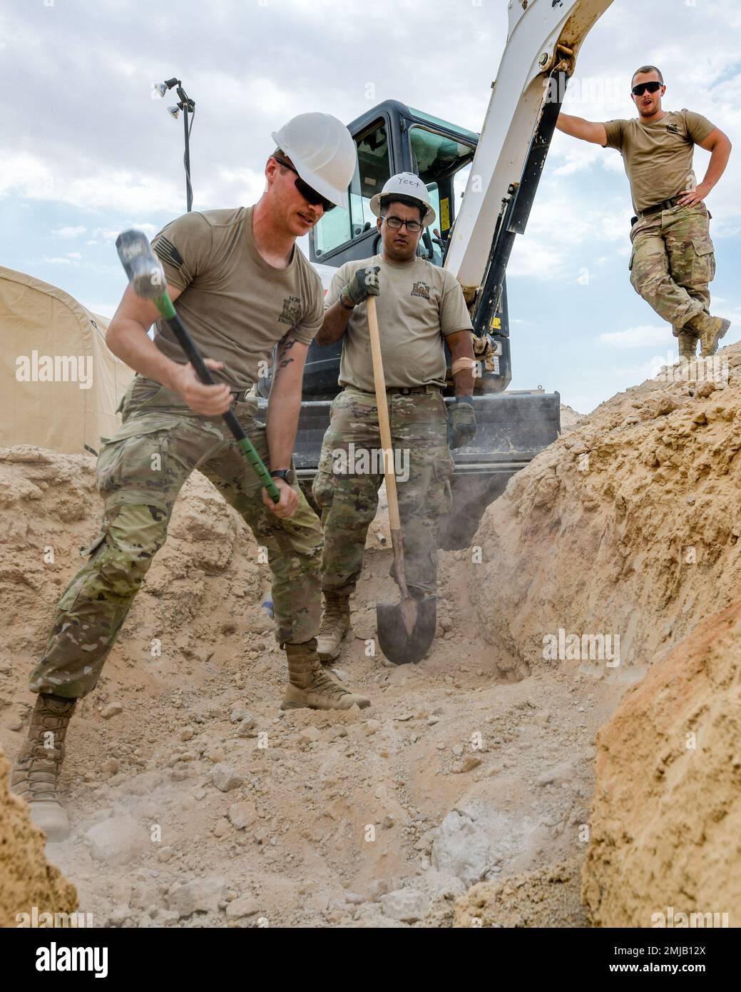 U.S. Army Spc. Derek Pendell, a plumber with the 1436th Engineer ...