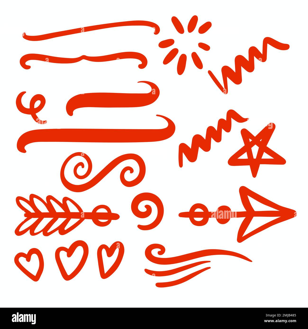 Red Swirls Swash Logo Ornament Design Stock Vector Image & Art - Alamy