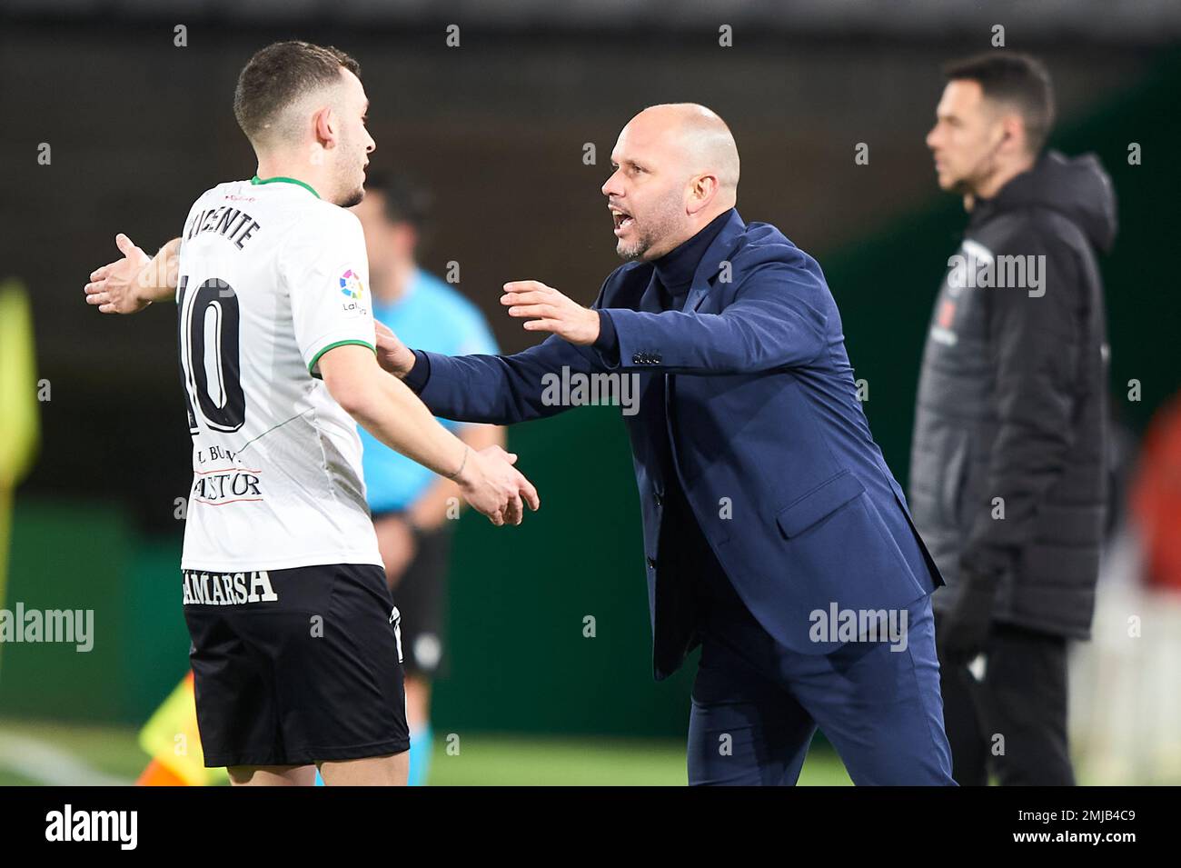 Real Racing Club head coach Jose Alberto Lopez Menendez in action ...