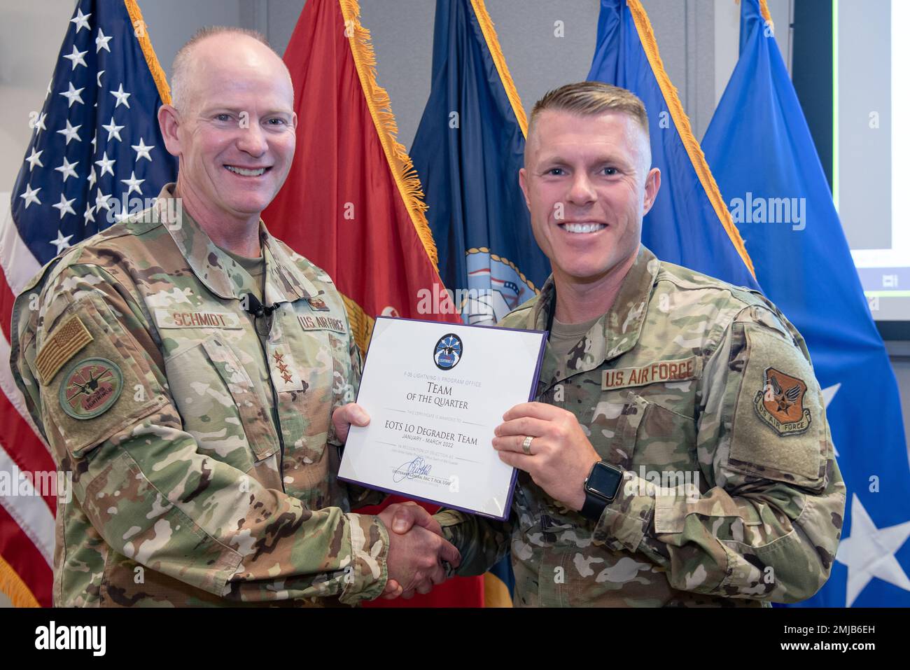 CRYSTAL CITY, VA. (Aug. 26, 2022) – Lt. Gen. Michael Schmidt, F-35 ...