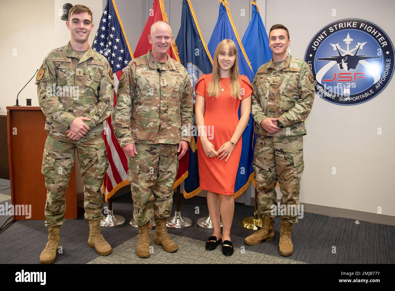 CRYSTAL CITY, VA. (Aug. 26, 2022) – Lt. Gen. Michael Schmidt (2nd from ...