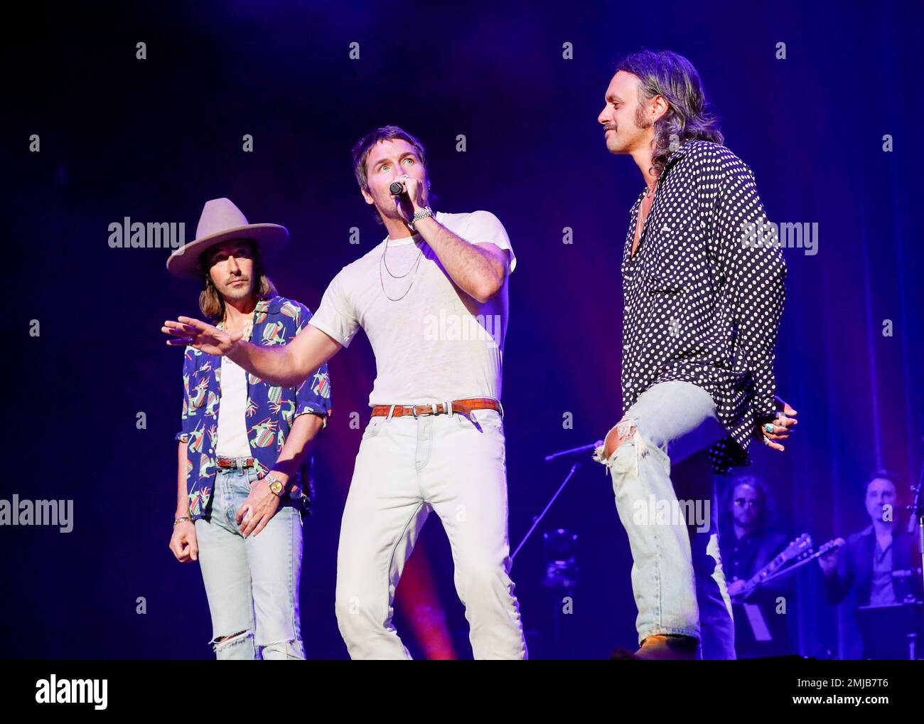 Jess Carson, from the left, Mark Wystrach, and Cameron Duddy of Midland ...
