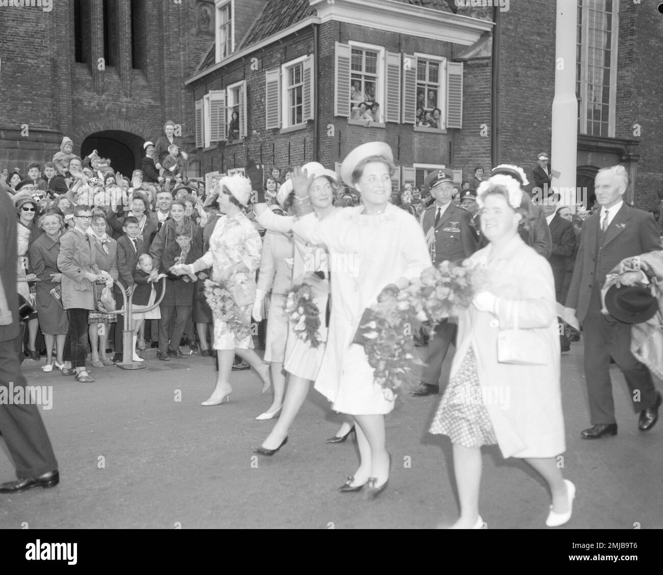 Netherland History: Queen Juliana and Prince Bernhard during a Royal ...