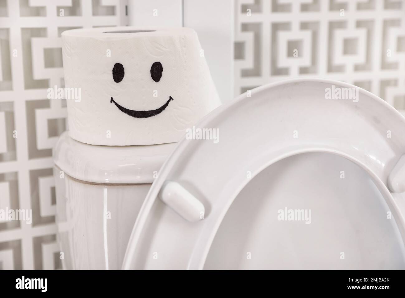 Face on loo roll hi-res stock photography and images - Alamy