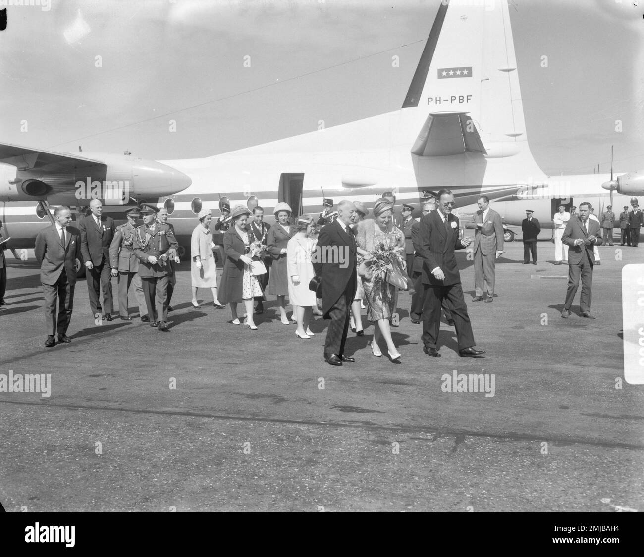 Netherland History: Dutch Royal family arrival at Schiphol; Date: May 9 ...