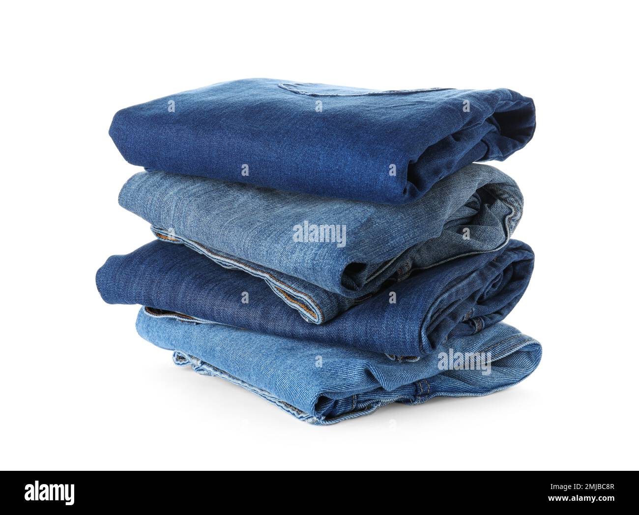 Many different jeans on Cut Out Stock Images & Pictures - Alamy