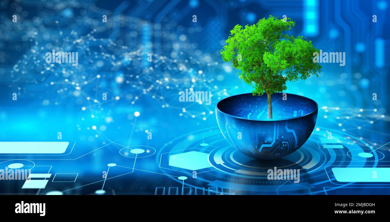 Digital plant hi-res stock photography and images - Alamy