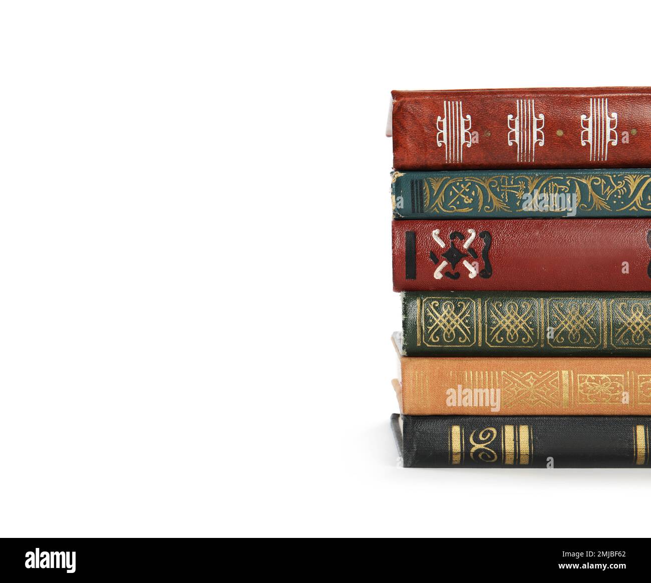 Collection of different books isolated on white Stock Photo - Alamy