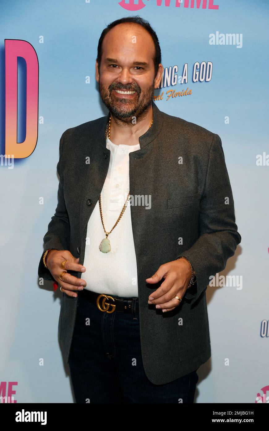 Mel Rodriguez, a cast member in the Showtime series "On Becoming a God ...