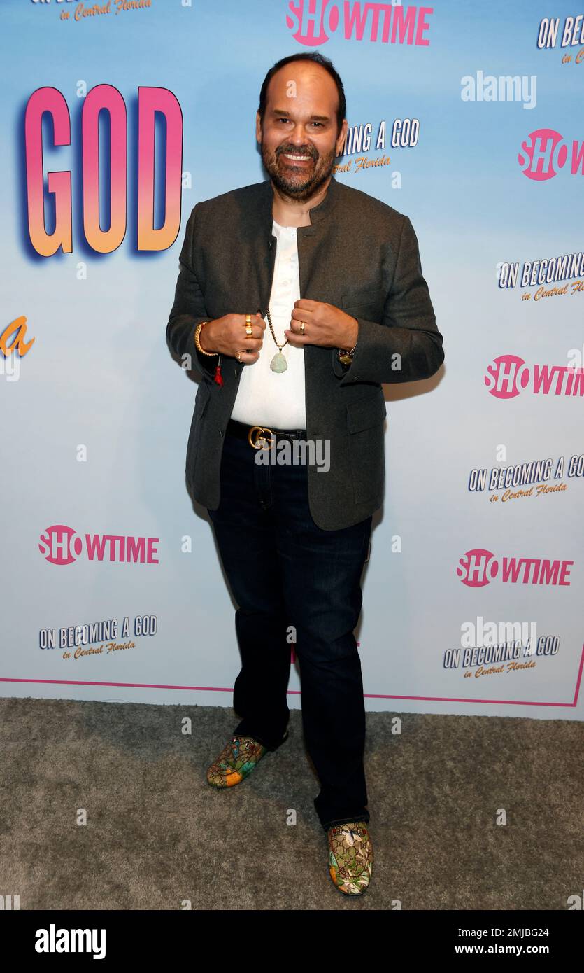 Mel Rodriguez, a cast member in the Showtime series "On Becoming a God ...