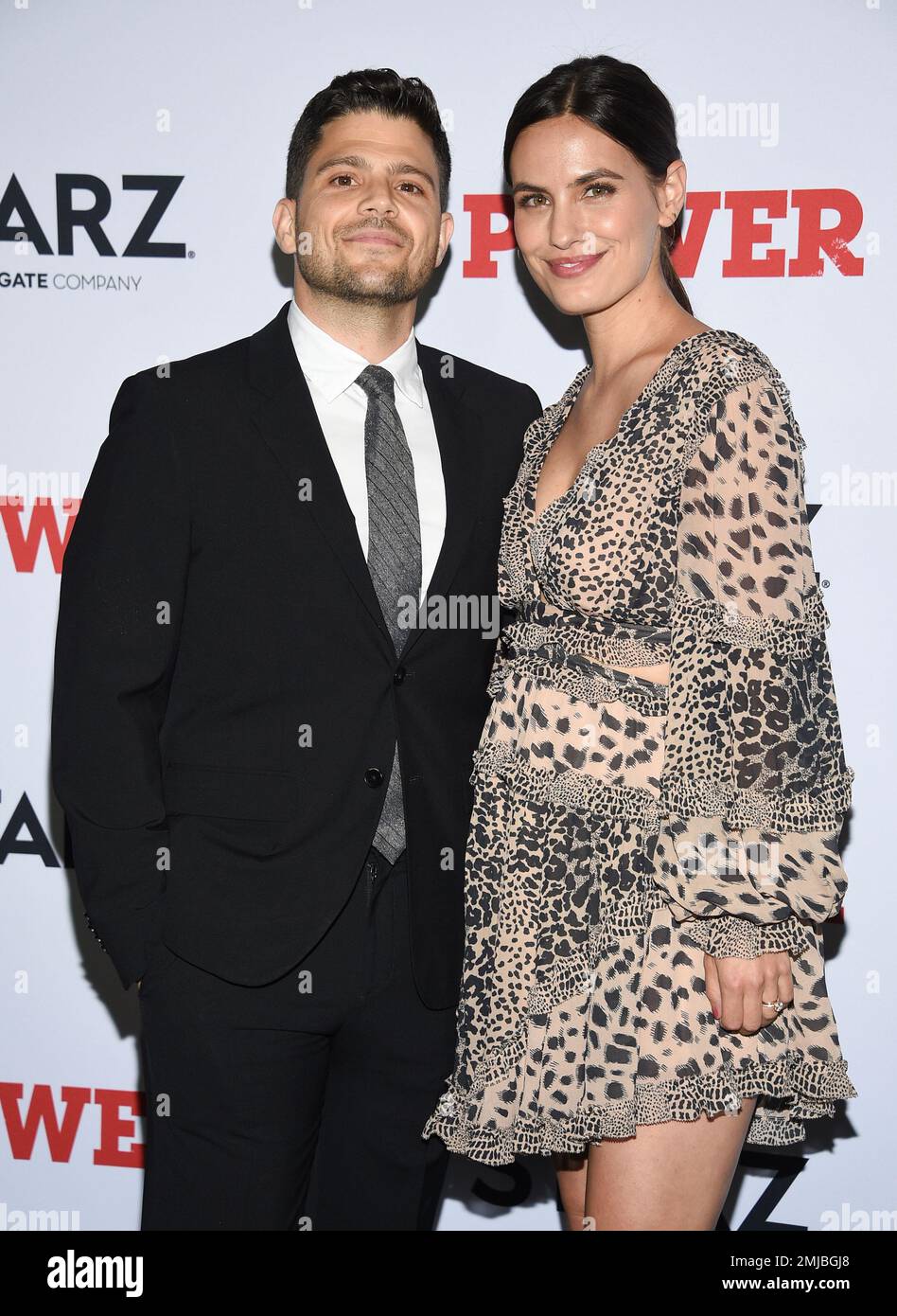Actor Jerry Ferrara, left, and Breanne Racano attend the world premiere ...
