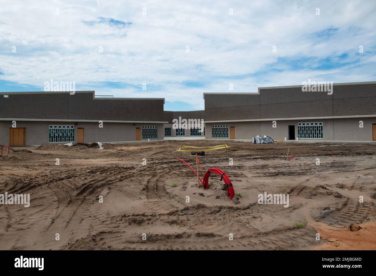 The Child Development Center remains under construction at Tyndall Air ...