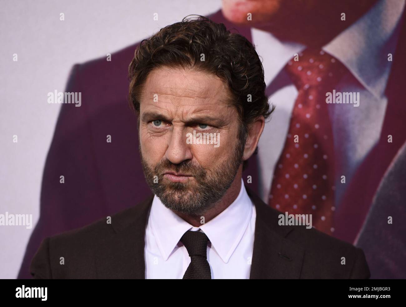 Gerard Butler arrives at the Los Angeles premiere of "Angel Has Fallen ...