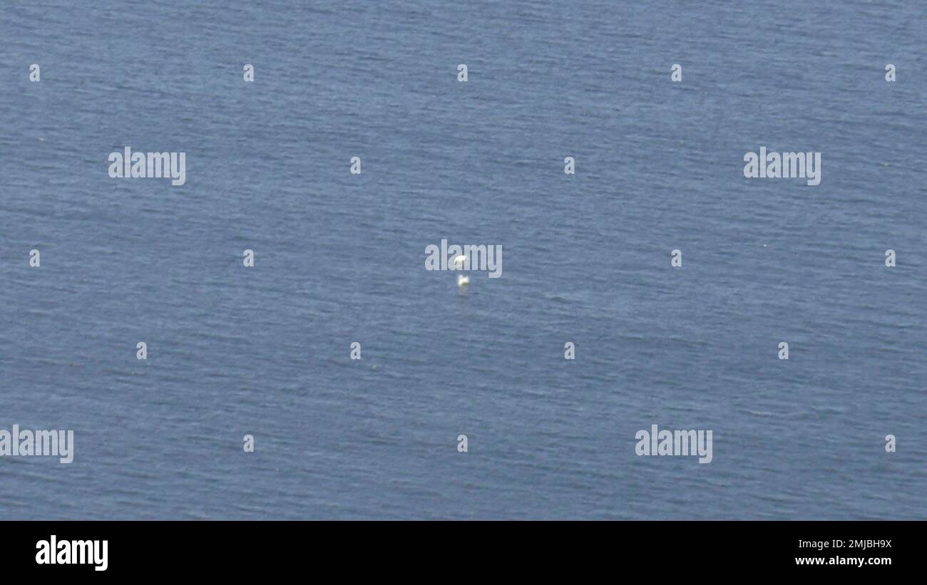 An Airborne Mine Neutralization System (AMNS) is deployed to Pyramid ...