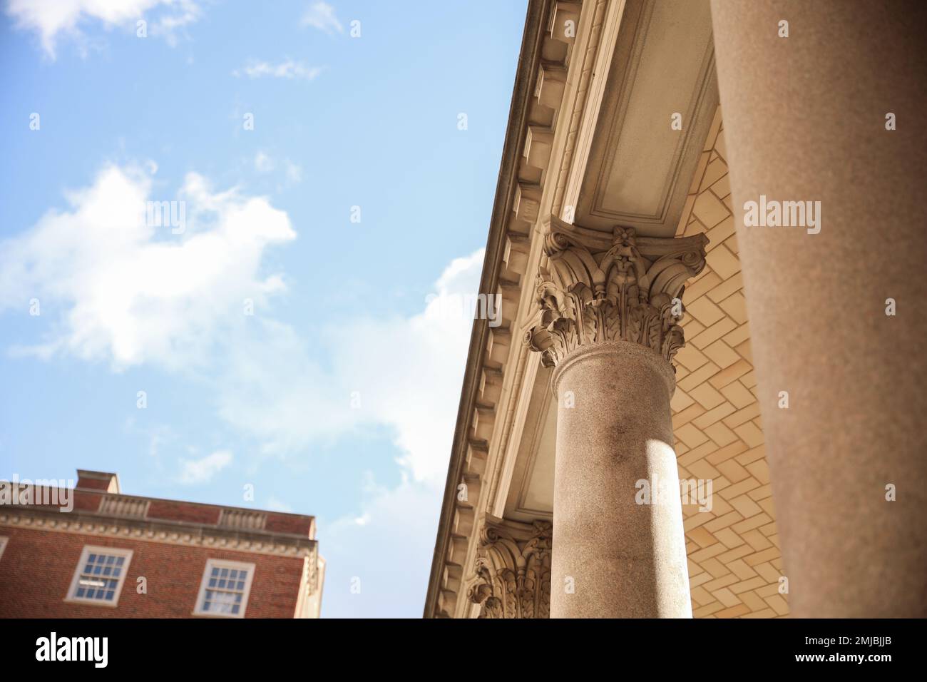 UVA and Providence columns marble classical architecture Stock Photo ...
