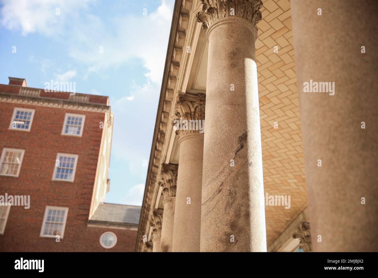 UVA and Providence columns marble classical architecture Stock Photo ...