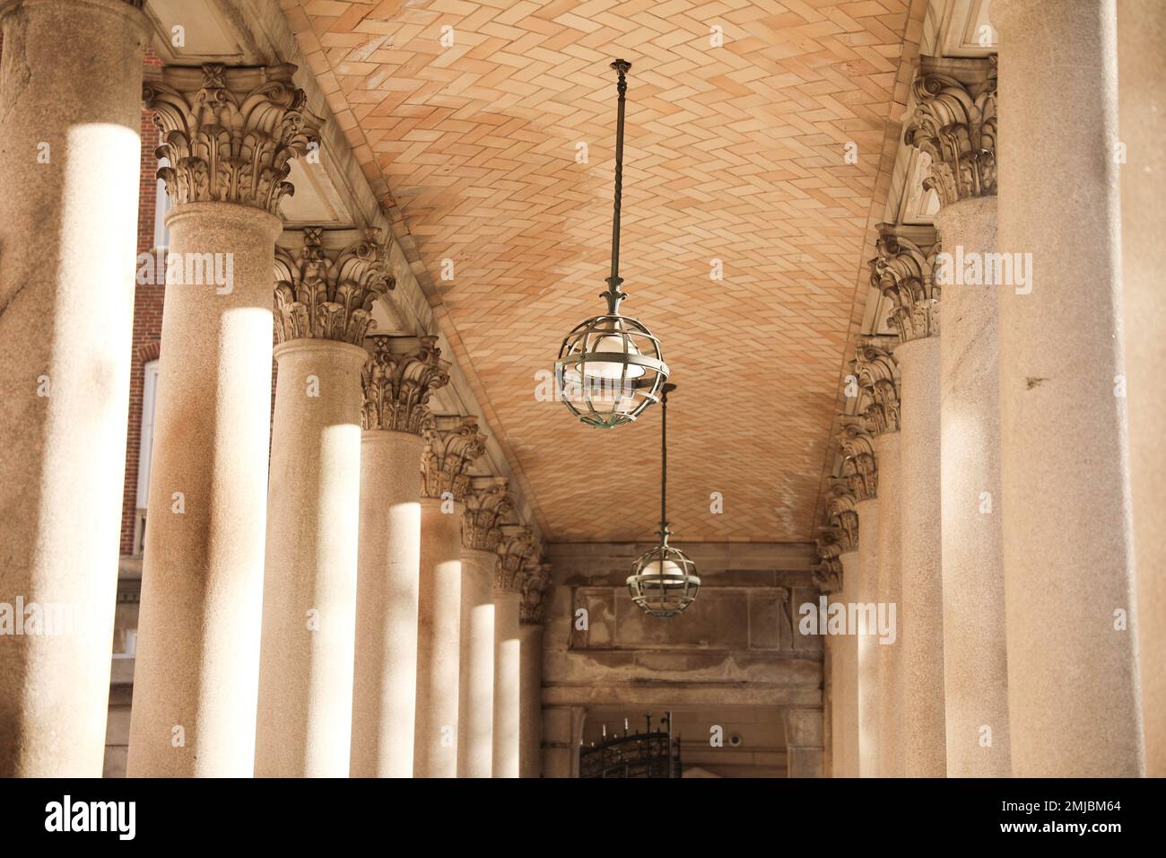 UVA and Providence columns marble classical architecture Stock Photo ...