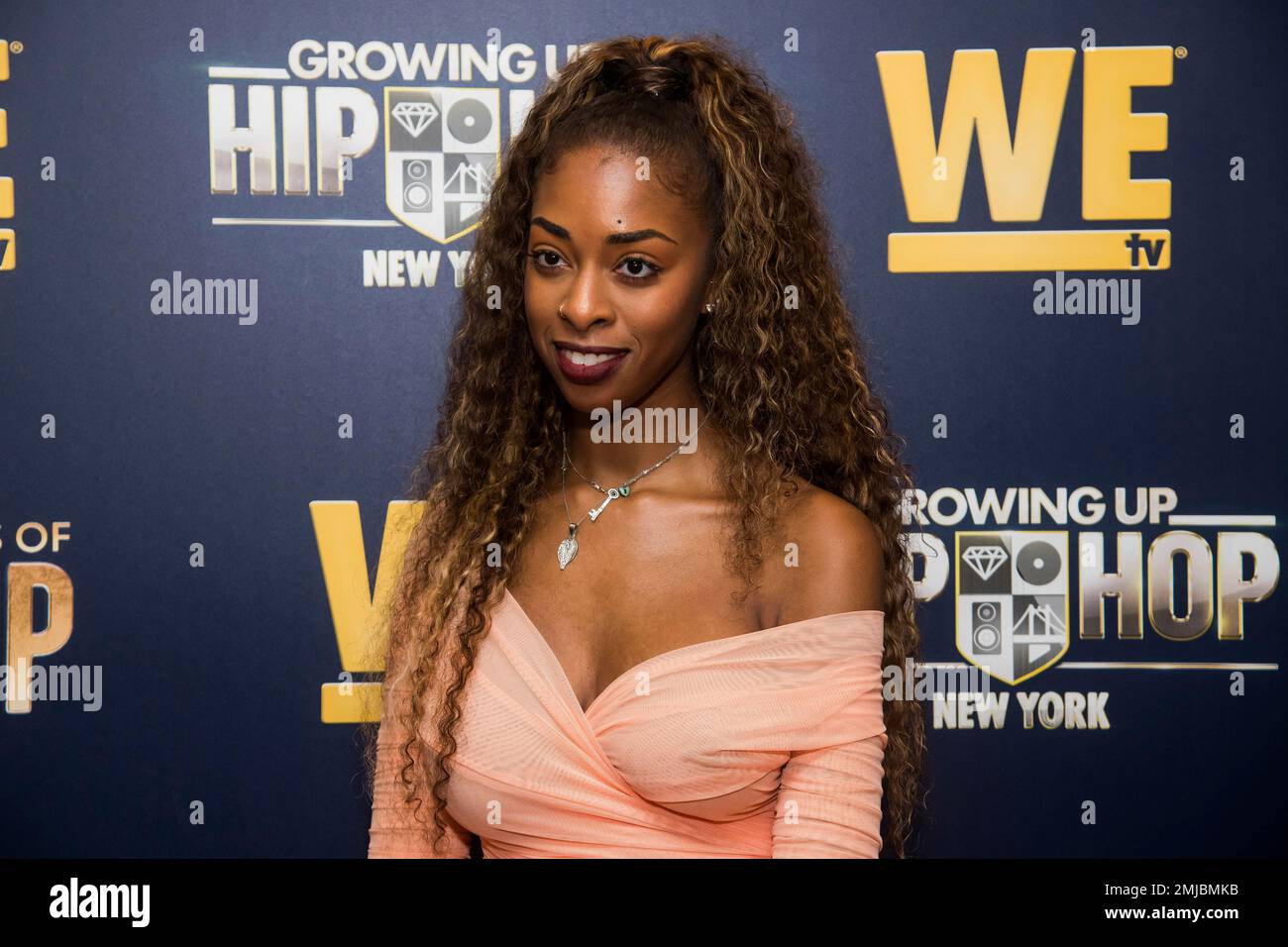 Angie Gotti attends the premieres of We TV's "Growing Up Hip Hop: New ...