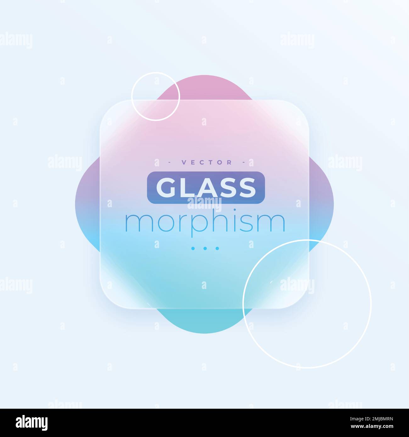 Glassmorphism style hi-res stock photography and images - Alamy