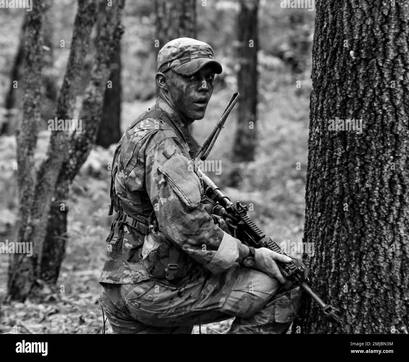 Paratroopers participate in the first day of patrols and ambush ...