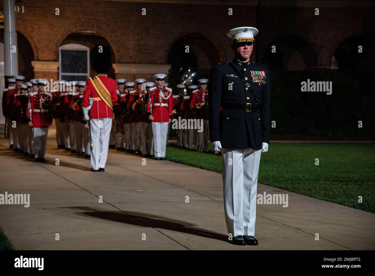 Lieutenant Col. Paul W. Steketee, executive officer, Marine Barracks ...