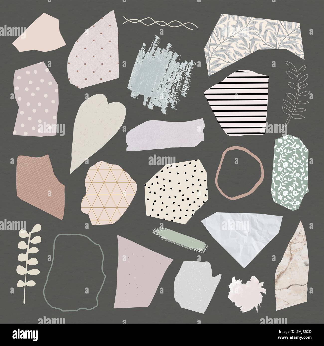 Ripped paper note vector set Stock Vector Image & Art - Alamy