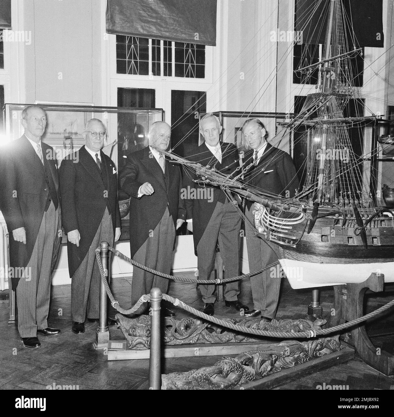 Netherlands History: The Maritime Museum, 3rd from the left Dr. E ...