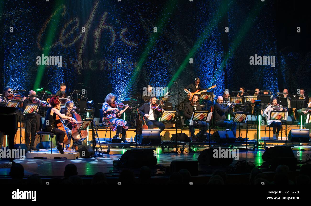 Glasgow Scotland. 19 January 2023.The Big Bnad consisting of Duncan ...