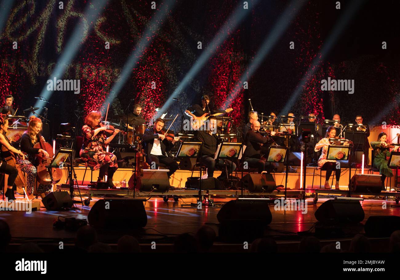 Glasgow Scotland. 19 January 2023.The Big Band consisting of Duncan ...