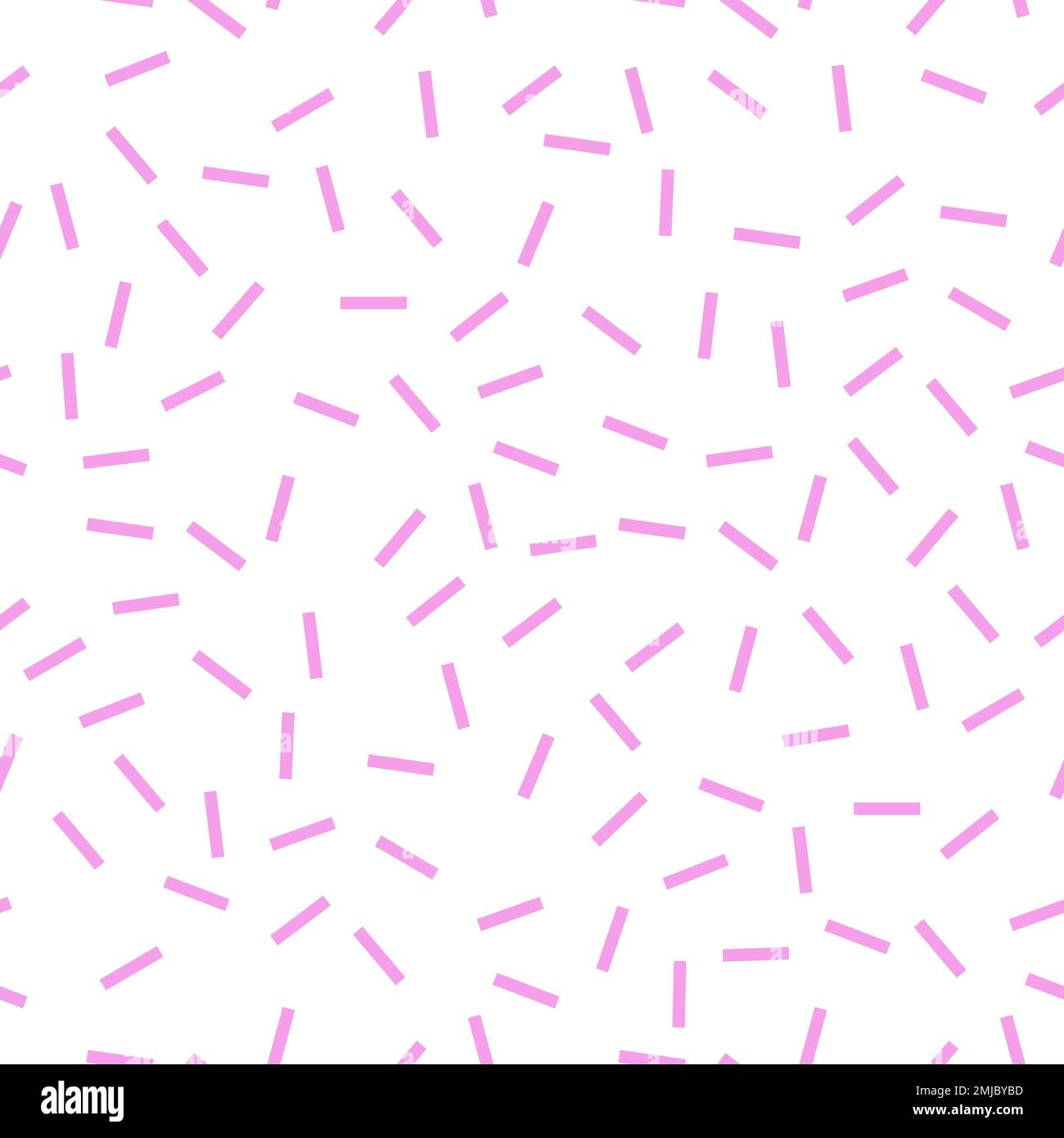 Abstract dash confetti pattern. Minimal seamless vector chaotic dashes ...