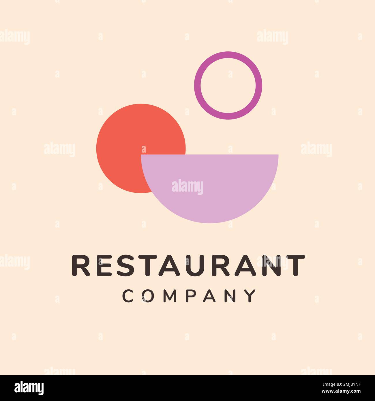 Restaurant logo, food business template for branding design vector ...