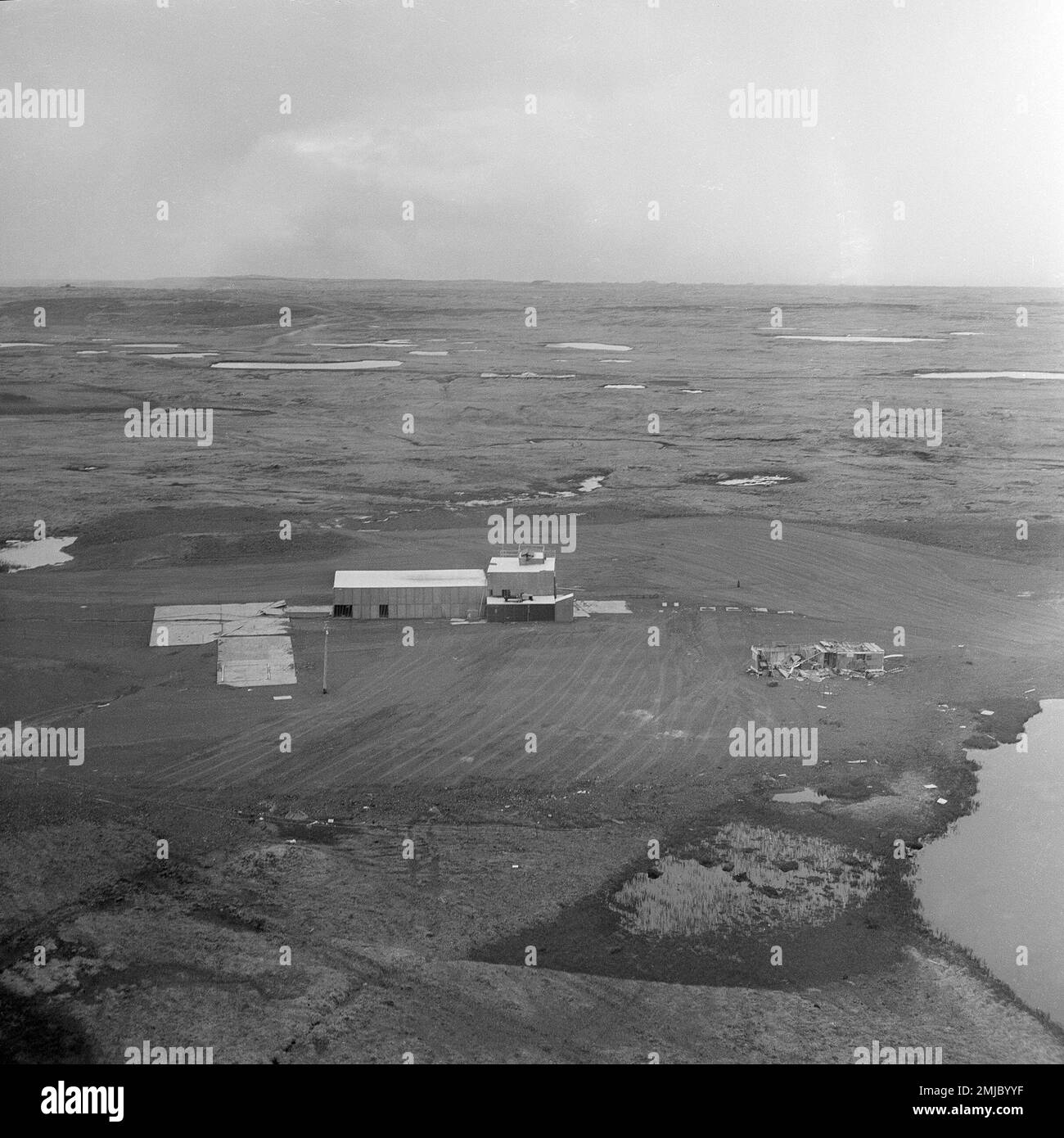 FILE - This June 1971 photo shows the facility and cement pad at ground ...