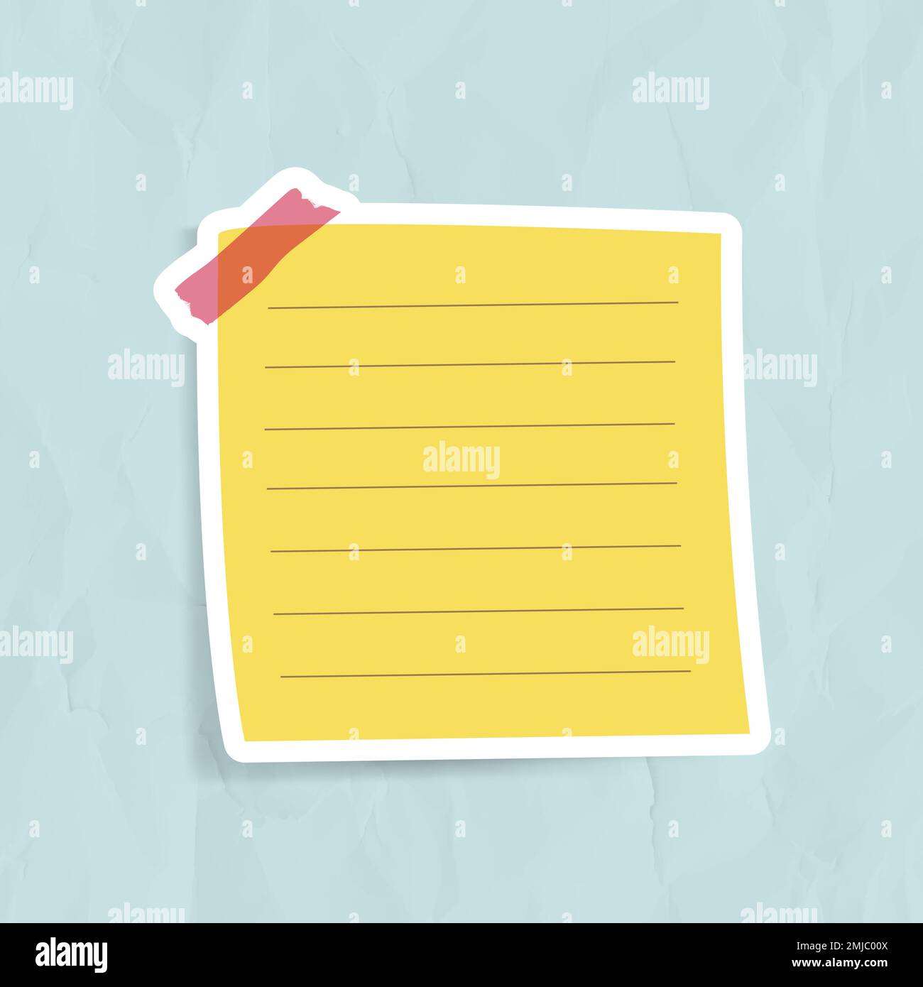 Yellow reminder note sticker vector Stock Vector Image & Art - Alamy