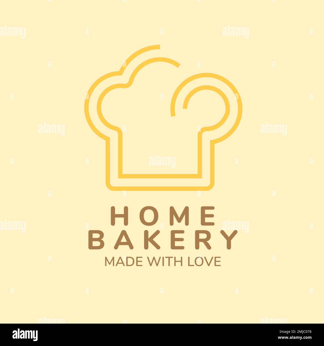 Bakery logo, food business template for branding design vector Stock ...