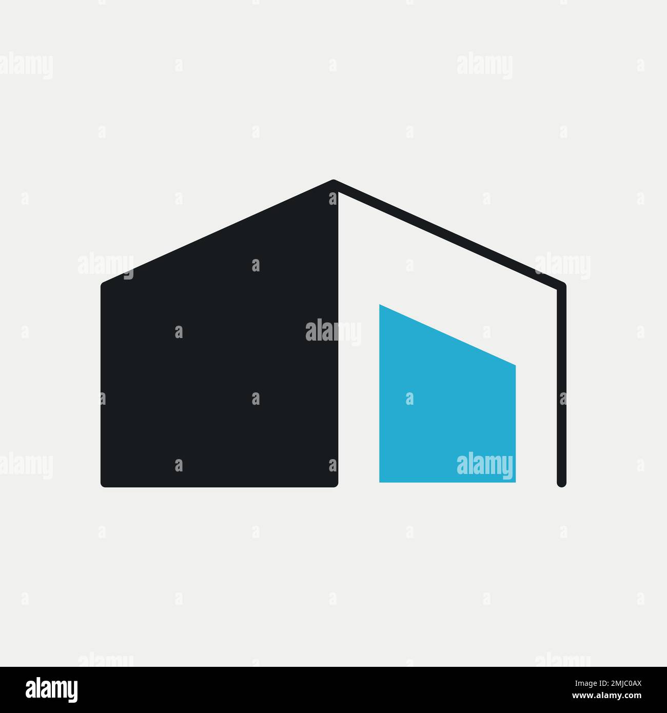 Building icon, architecture symbol flat design vector illustration ...