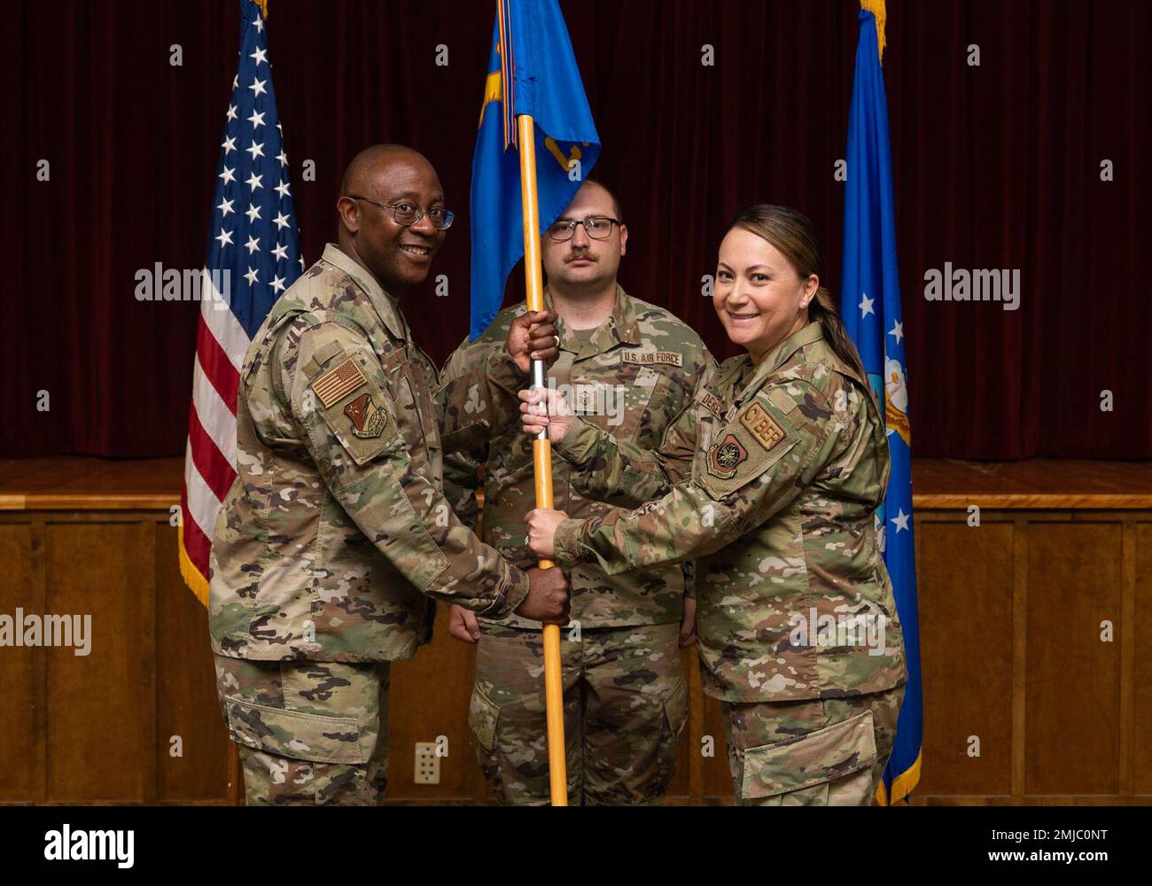 U.S. Air Force Col. Christopher Hall, deputy joint base commander and ...