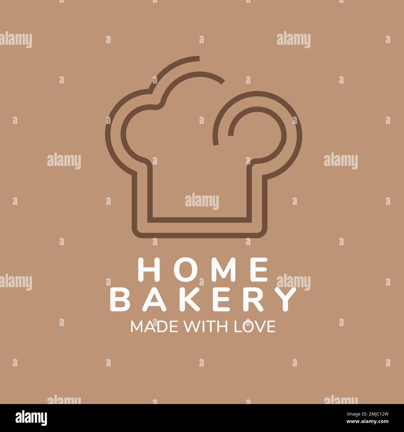 Bakery logo, food business template for branding design vector Stock ...