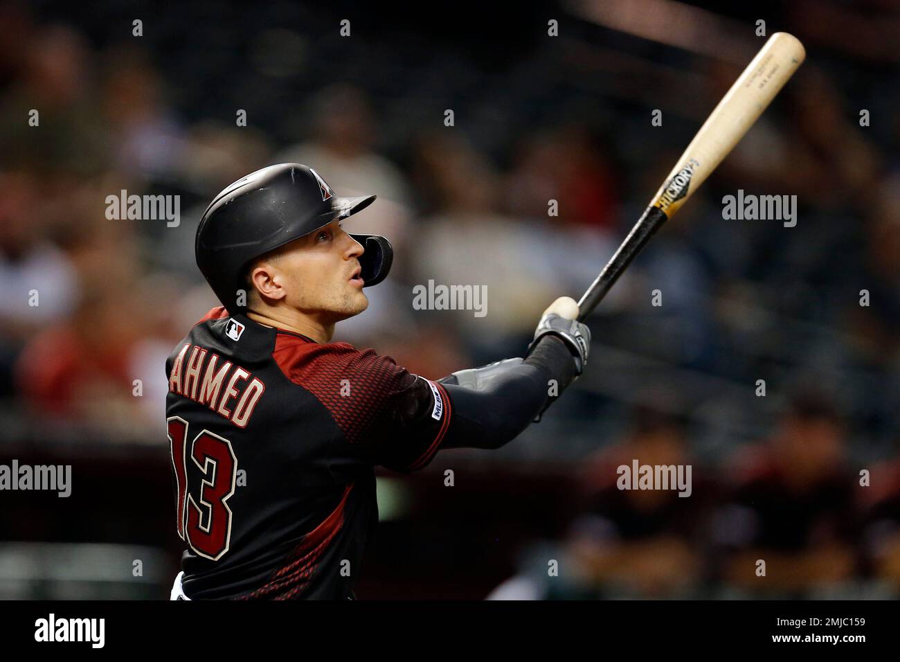 Arizona Diamondbacks' Nick Ahmed hits a two-run home run against the ...