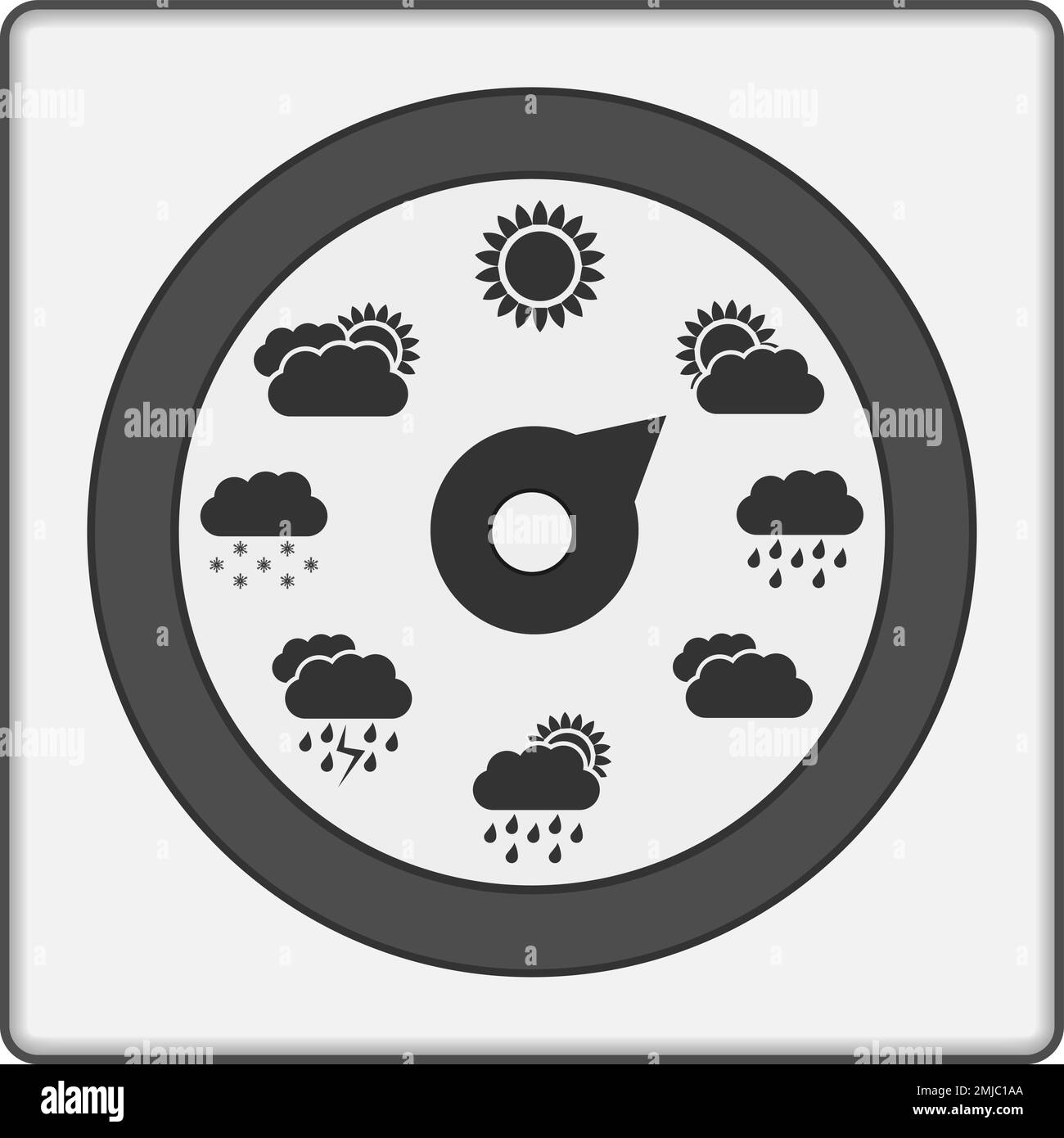 Rain indicator Cut Out Stock Images & Pictures - Alamy