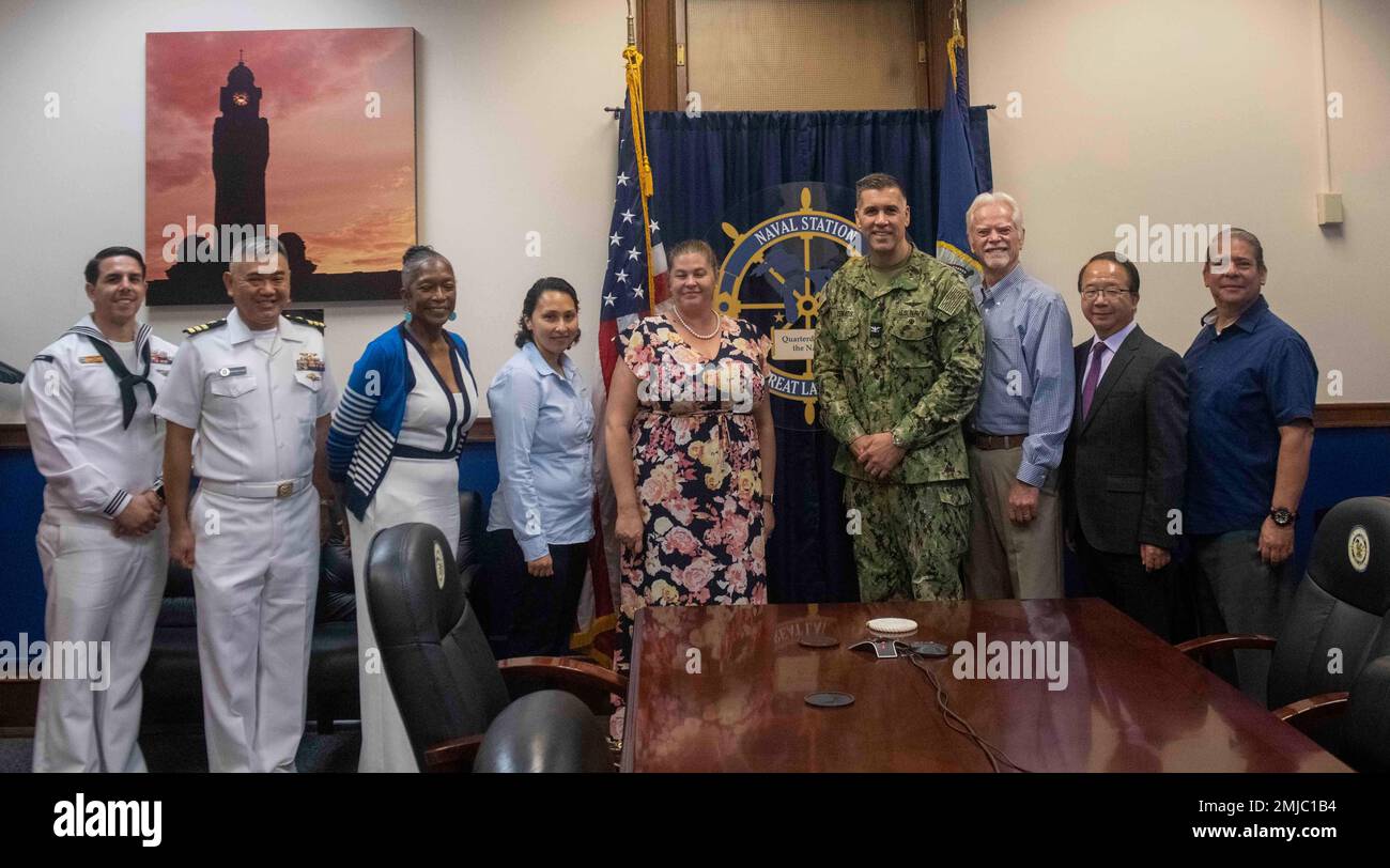 GREAT LAKES, Il. (Aug. 26, 2022) Educators and local community leaders ...