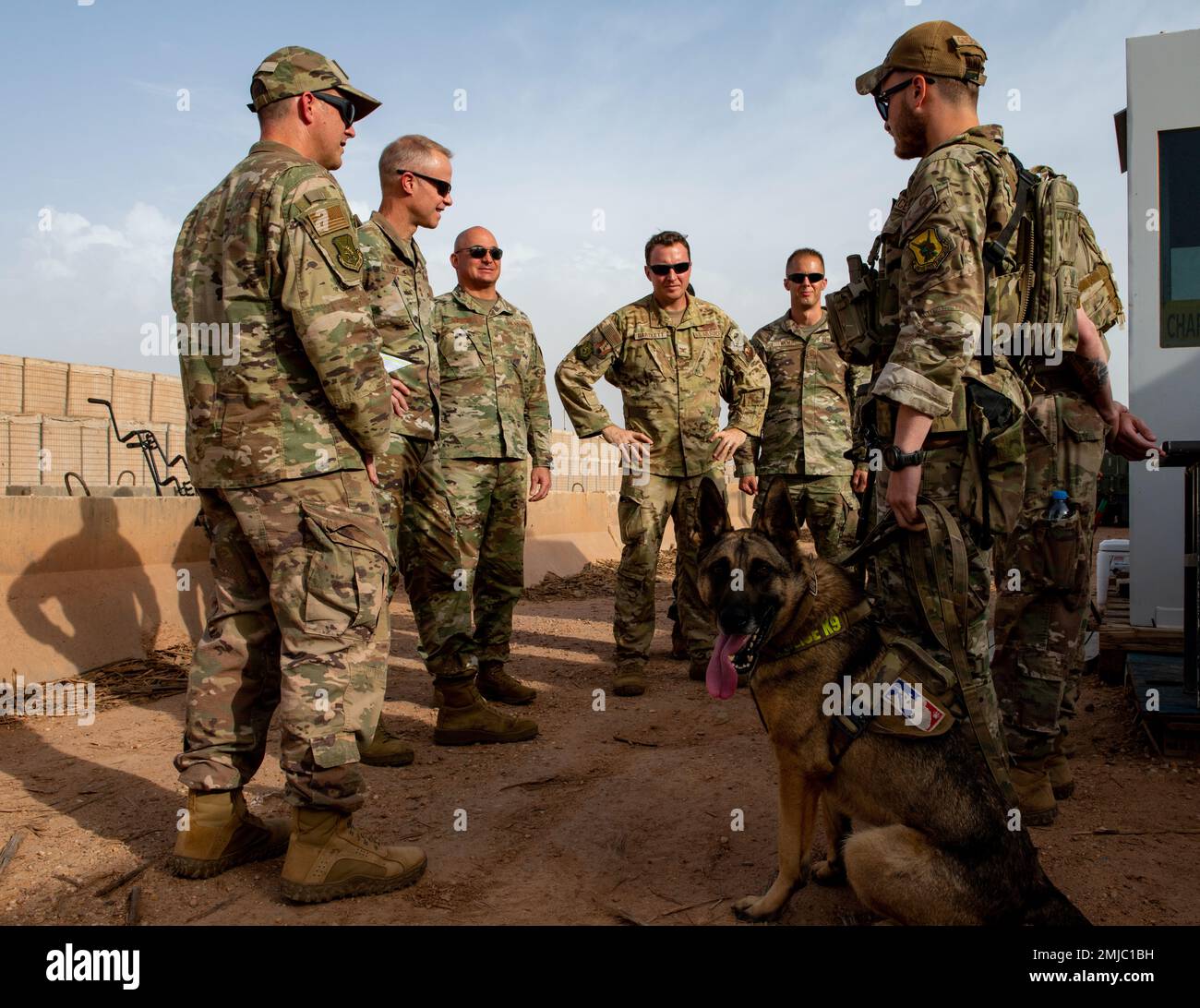 U.S. Air Force Maj. Gen. Derek France, Third Air Force commander, Brig ...