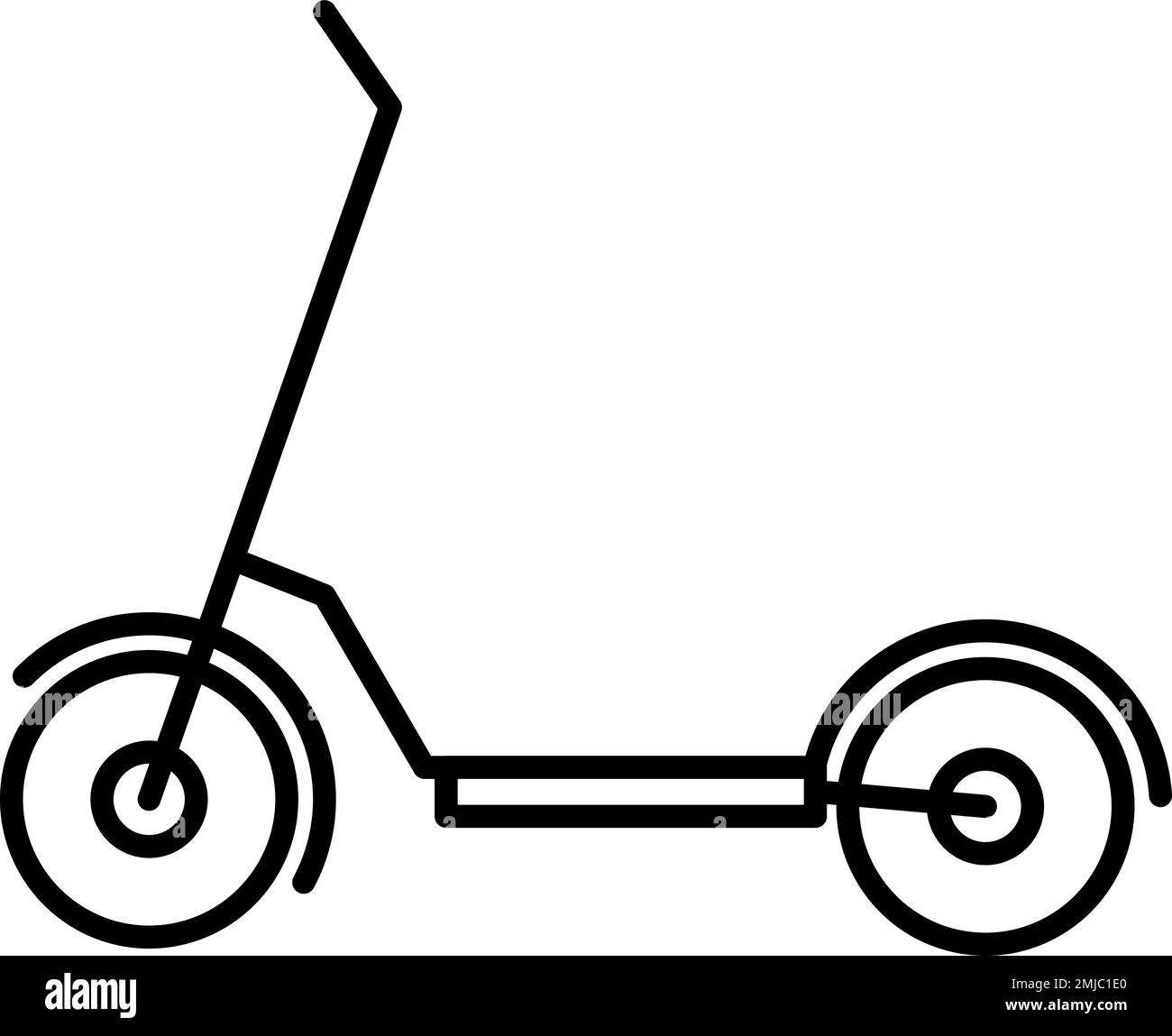 Rental, scooter, sport vector icon on transparent background. Outline ...